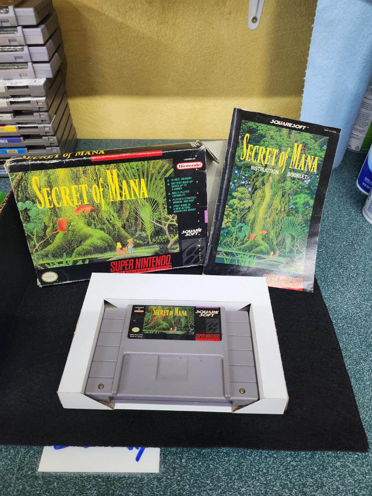 Secret of Mana | Item, Box, and Manual | Super Nintendo