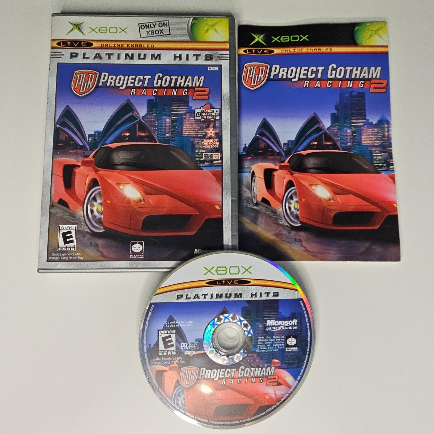 Project Gotham Racing 2 [Platinum Hits] | Item, Box, and Manual | Xbox