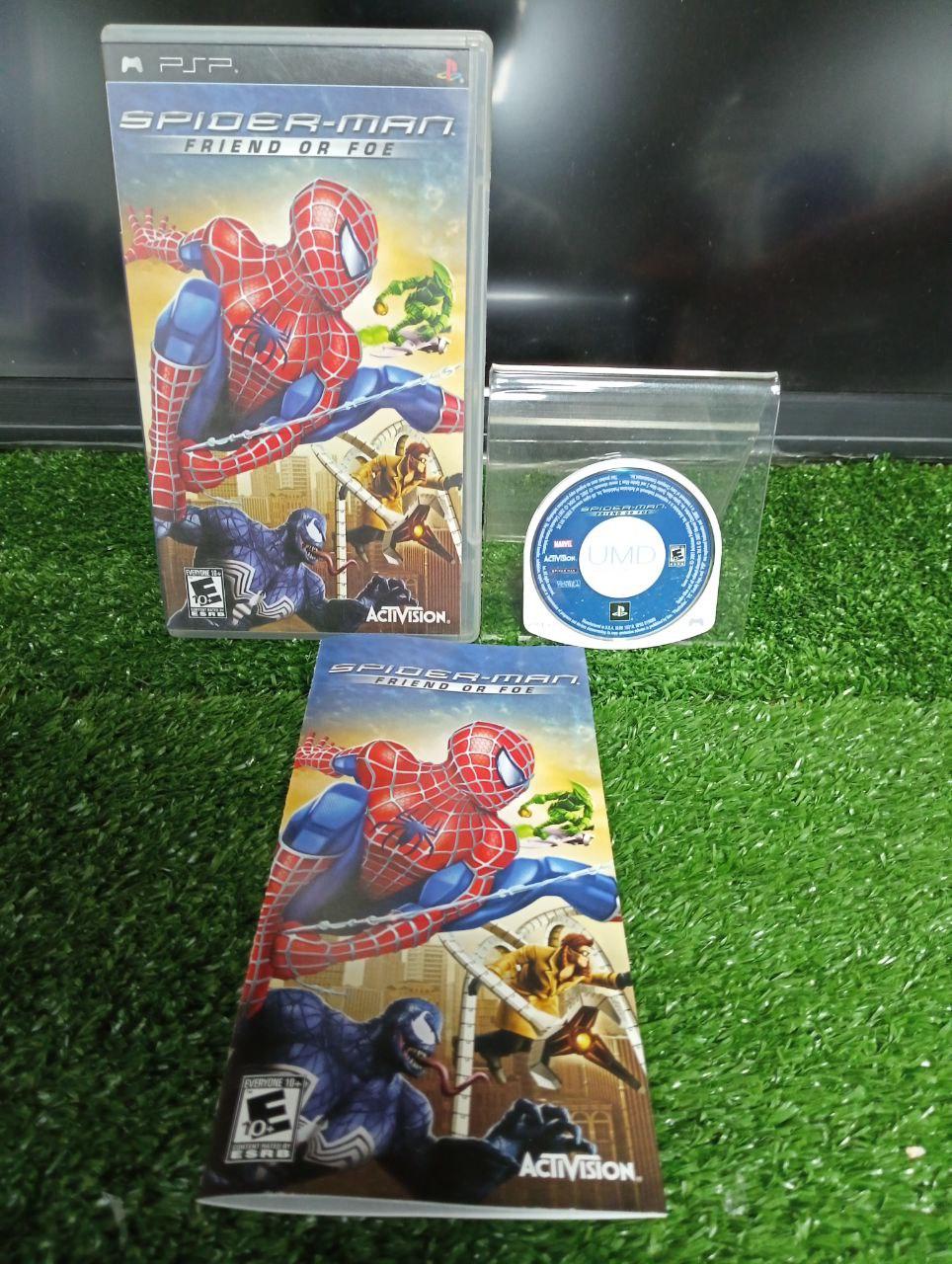 Spiderman Friend or Foe | Item, Box, and Manual | PSP