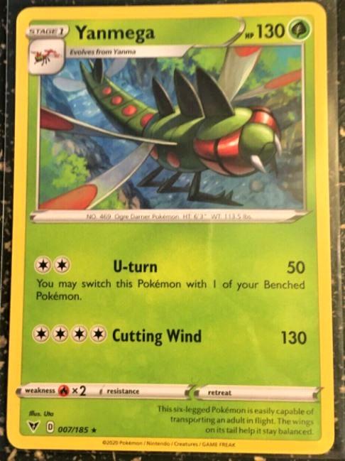 Yanmega #7 Prices | Pokemon Vivid Voltage | Pokemon Cards