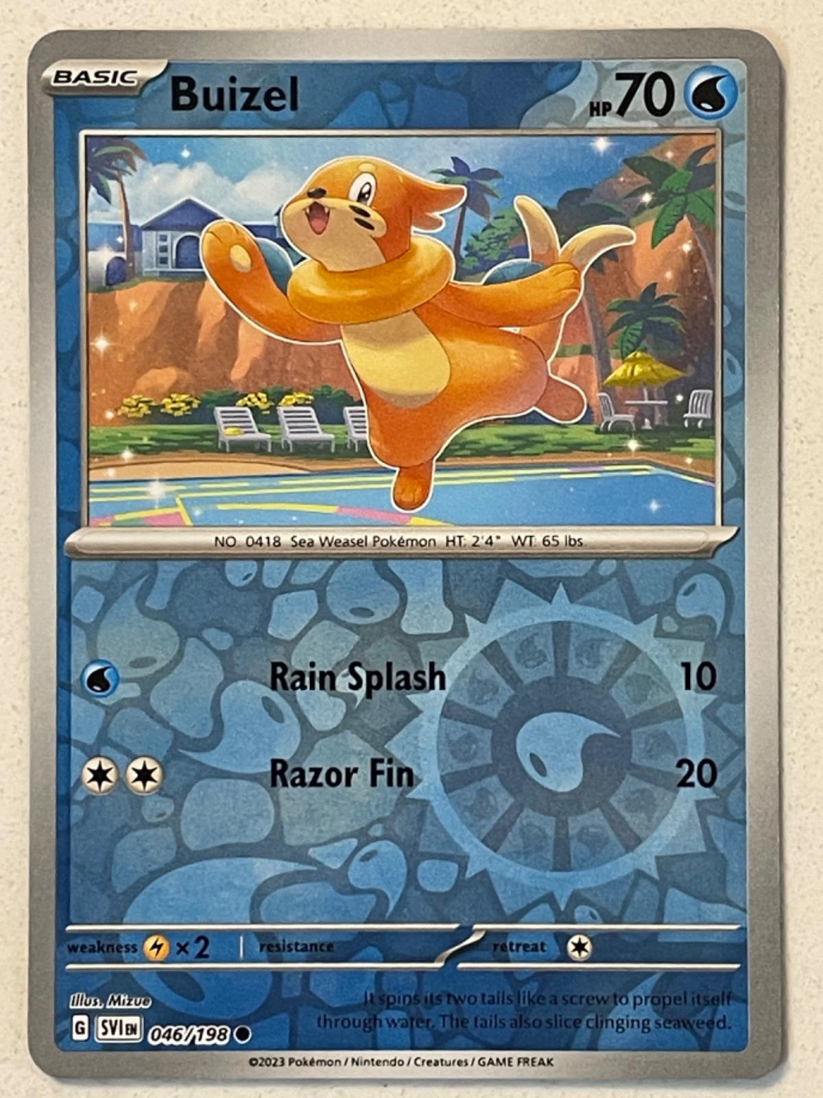 Buizel [Reverse Holo] #46 Prices | Pokemon Scarlet & Violet | Pokemon Cards