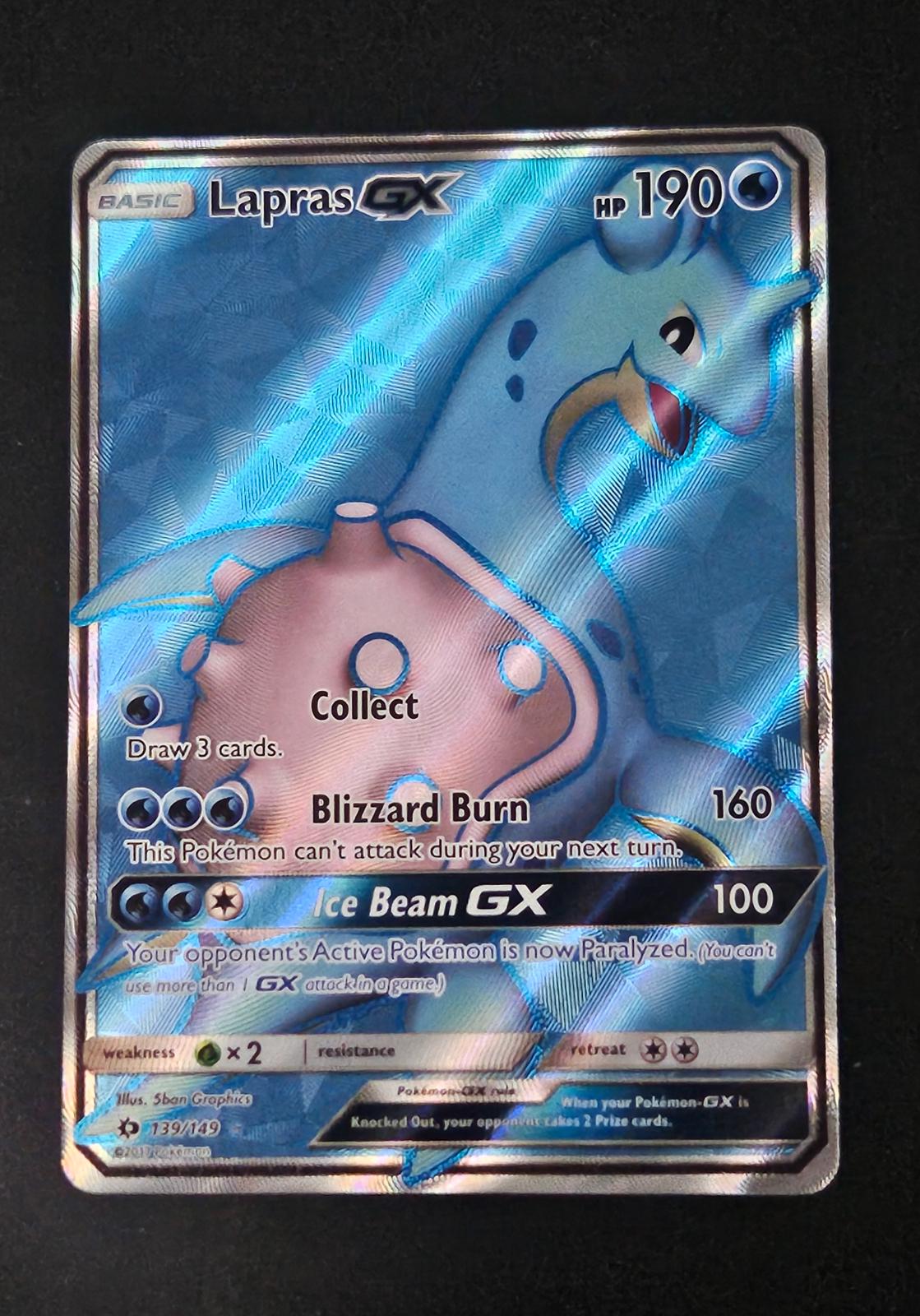 Lapras Gx | Ungraded | Pokemon Sun & Moon