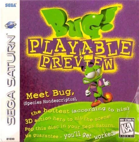 Bug Playable Preview | Item, Box, and Manual | Sega Saturn