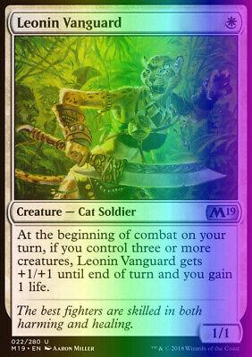 Leonin Vanguard [Foil] Prices | Magic Core Set 2019 | Magic Cards