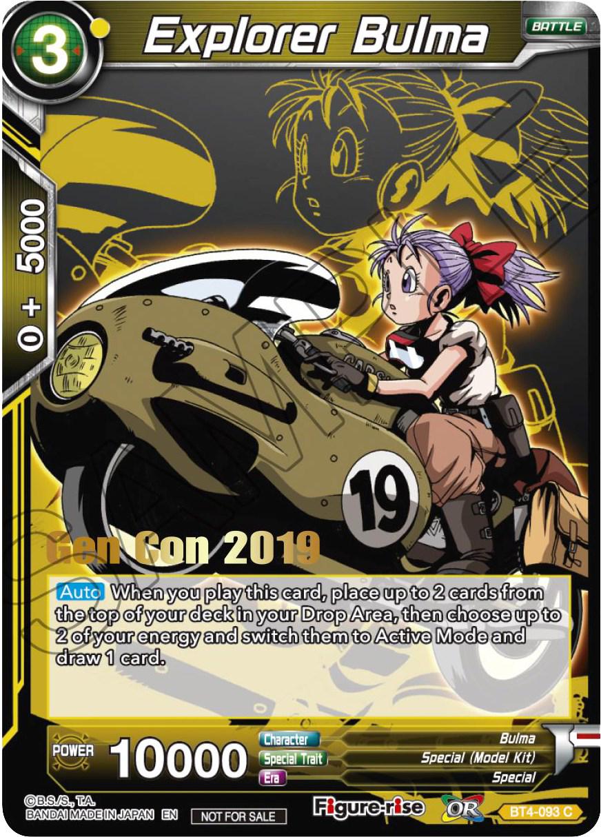 Explorer Bulma [Foil] BT4-093 Prices | Dragon Ball Fusion World Promos ...