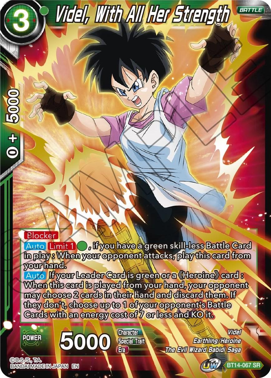 Videl, With All Her Strength BT14-067 Prices | Dragon Ball Super Cross ...