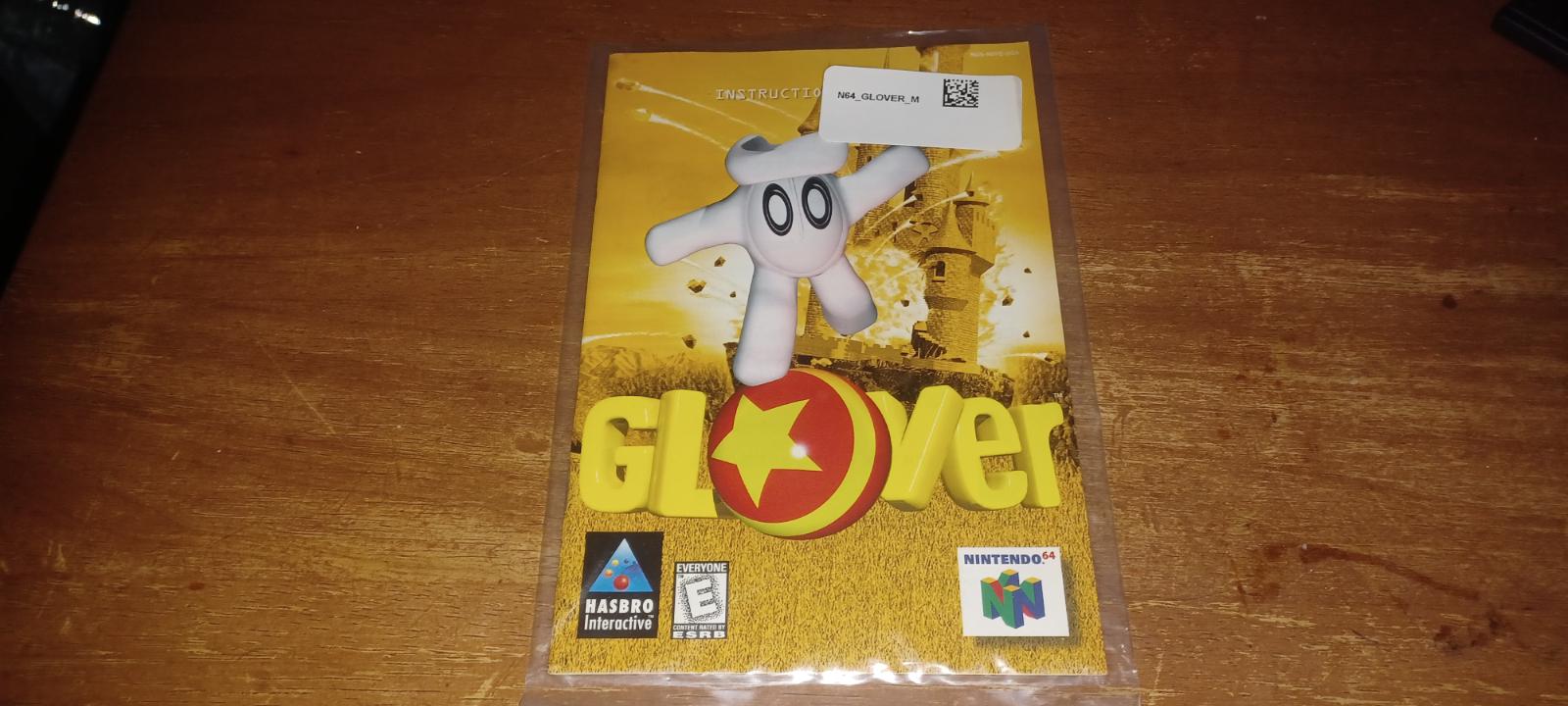 Glover | Manual only | Nintendo 64