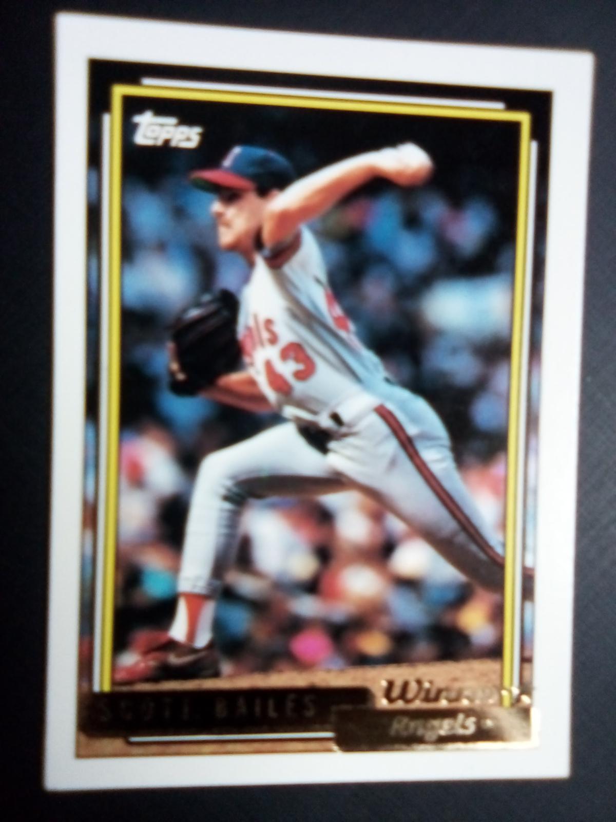 Scott Bailes [Winner] #95 Prices | 1992 Topps Gold | Baseball Cards