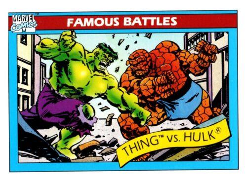 Thing vs. Hulk #88 Prices | Marvel 1990 Universe | Marvel Cards
