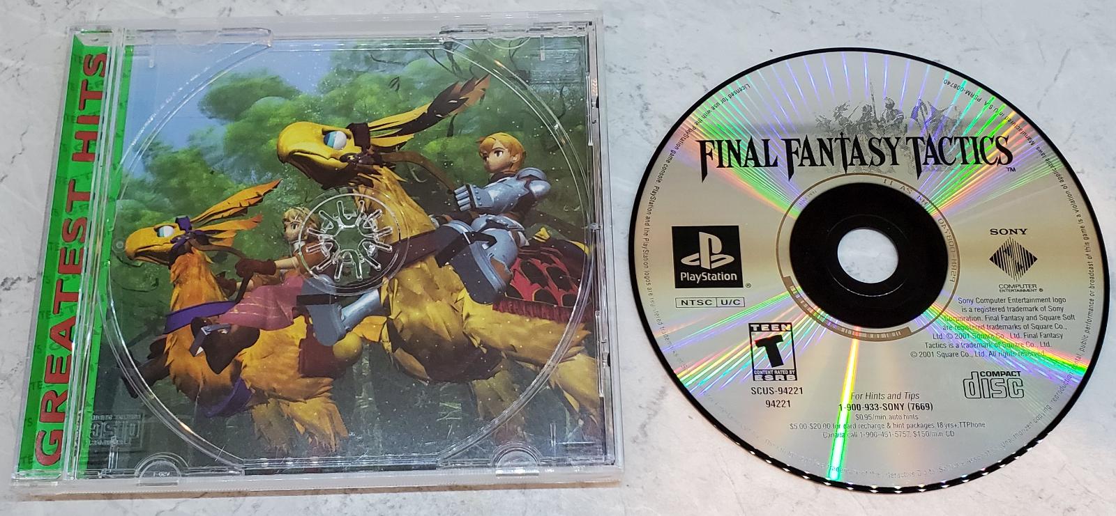 Final Fantasy Tactics | Item and Box only | Playstation