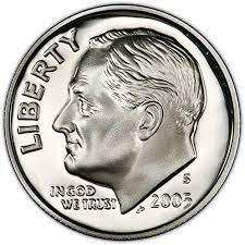 2005 S [CLAD PROOF] Roosevelt Dime Prices | Ungraded, NGC, PCGS Values