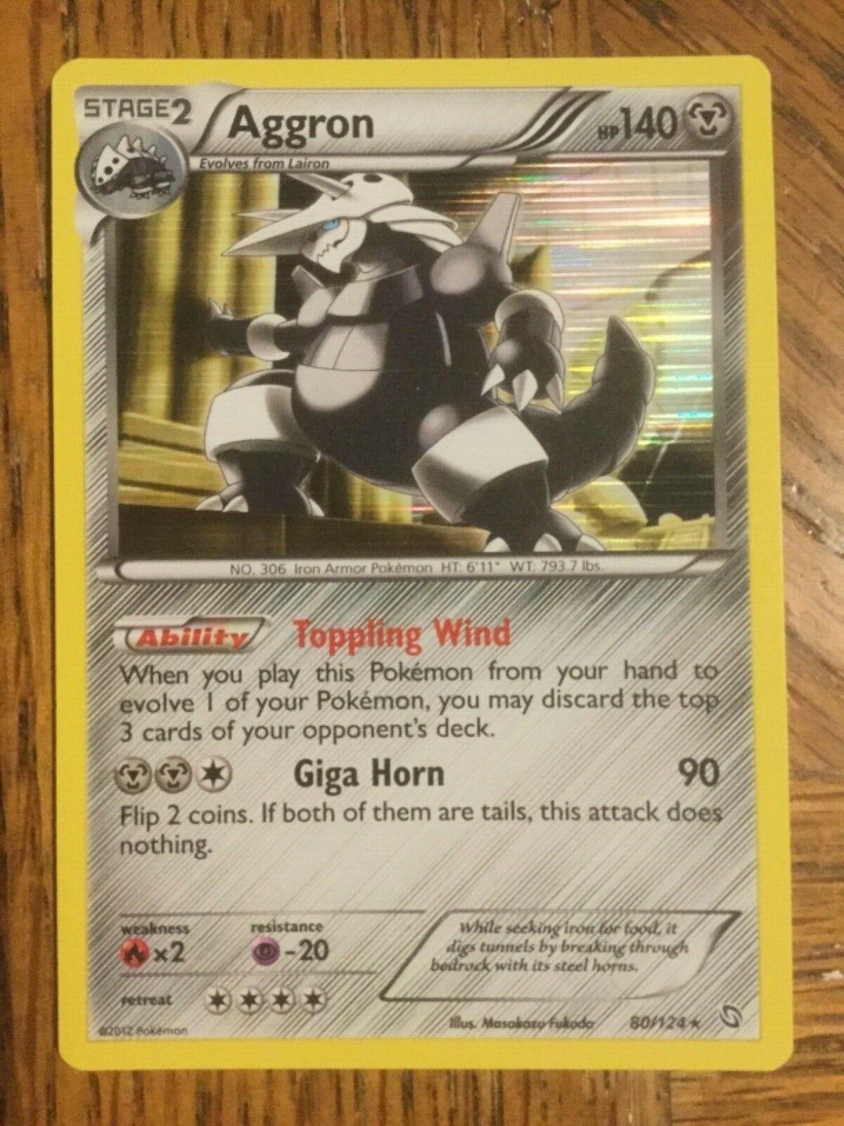 Aggron #80 Prices | Pokemon Dragons Exalted | Pokemon Cards