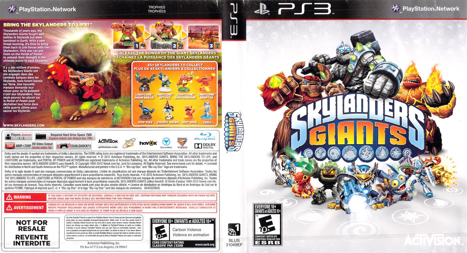 Skylanders Giants (game only) Prices Playstation 3 | Compare Loose, CIB ...
