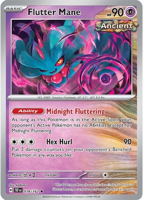 Flutter Mane [Holo] #78 Prices | Pokemon Temporal Forces | Pokemon Cards