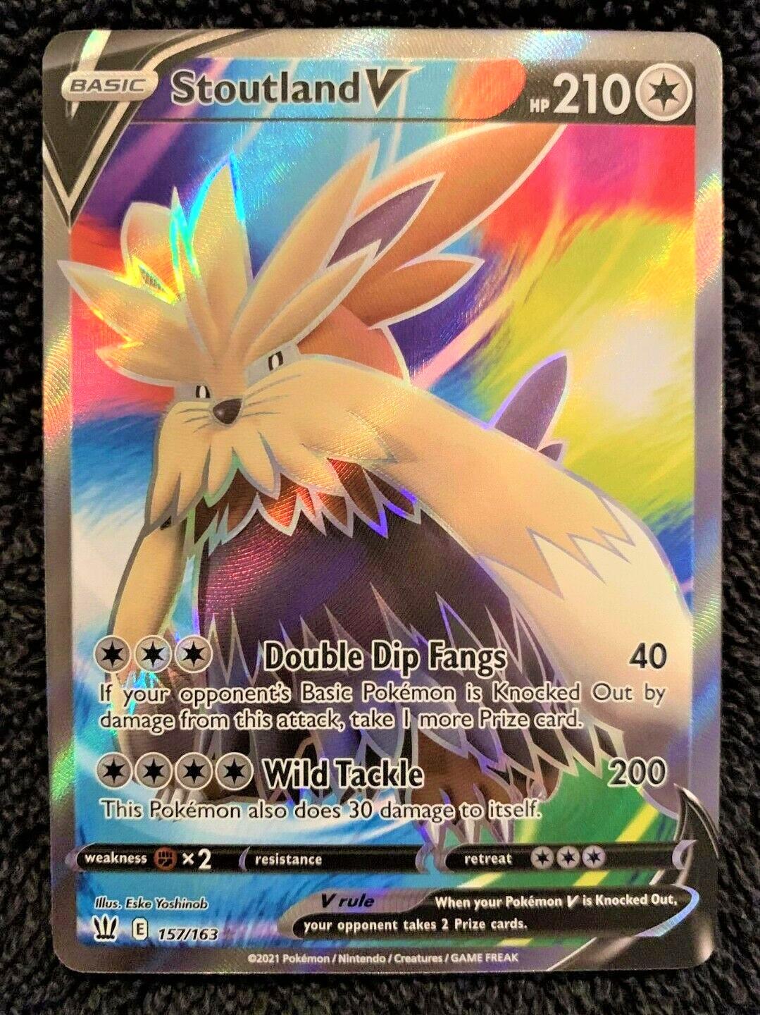 Stoutland V #157 Prices | Pokemon Battle Styles | Pokemon Cards
