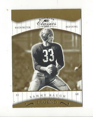 Sammy Baugh #199 Prices | 2001 Panini Donruss Classics | Football Cards