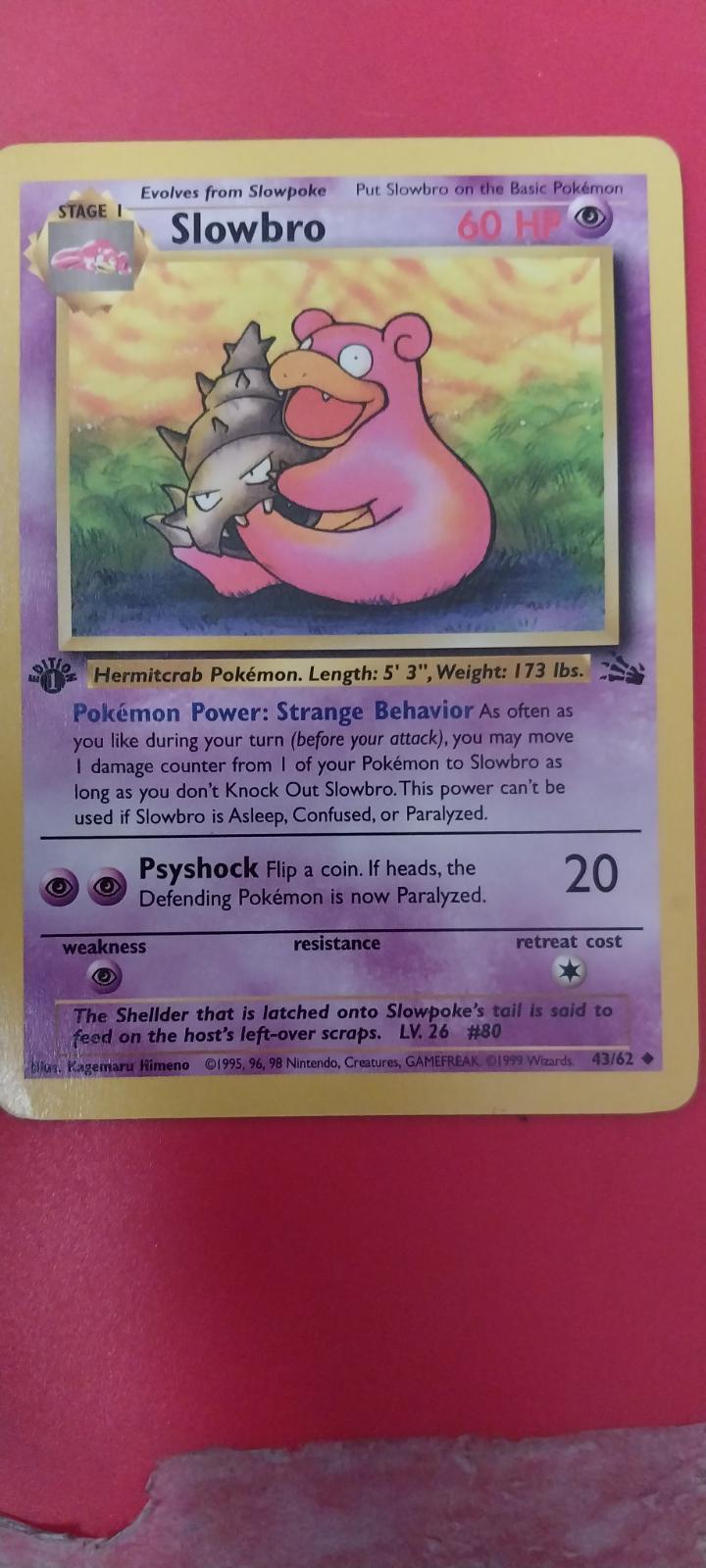 Slowbro [1st Edition] | Ungraded | Pokemon Fossil