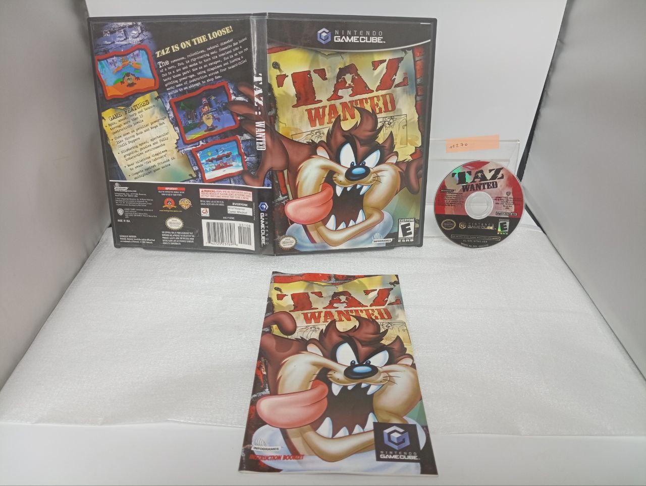 Taz Wanted | Item, Box, and Manual | Gamecube