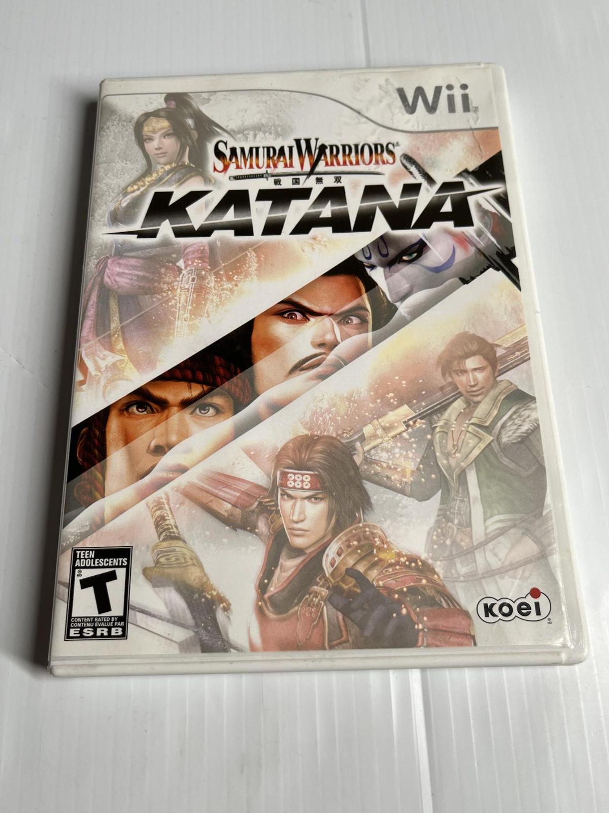 Samurai Warriors Katana | Item, Box, and Manual | Wii