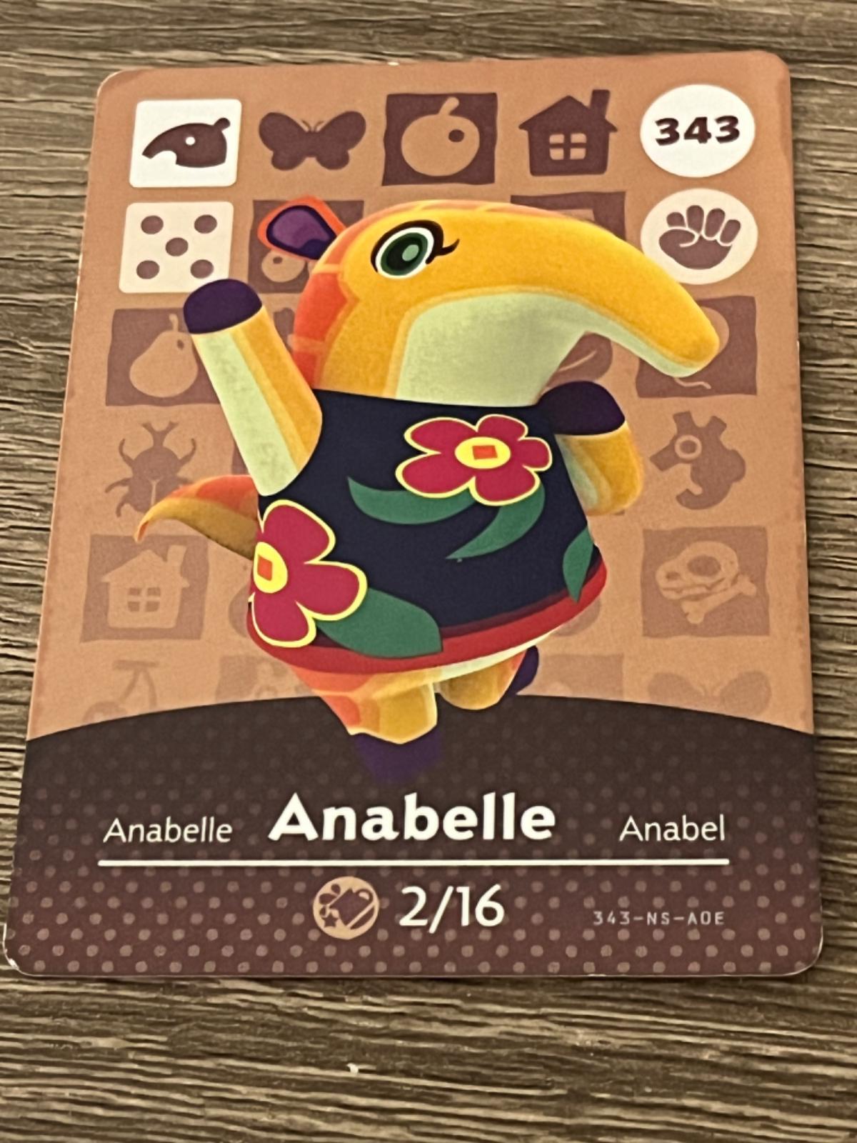 Anabelle #343 [Animal Crossing Series 4] | Item only | Amiibo Cards