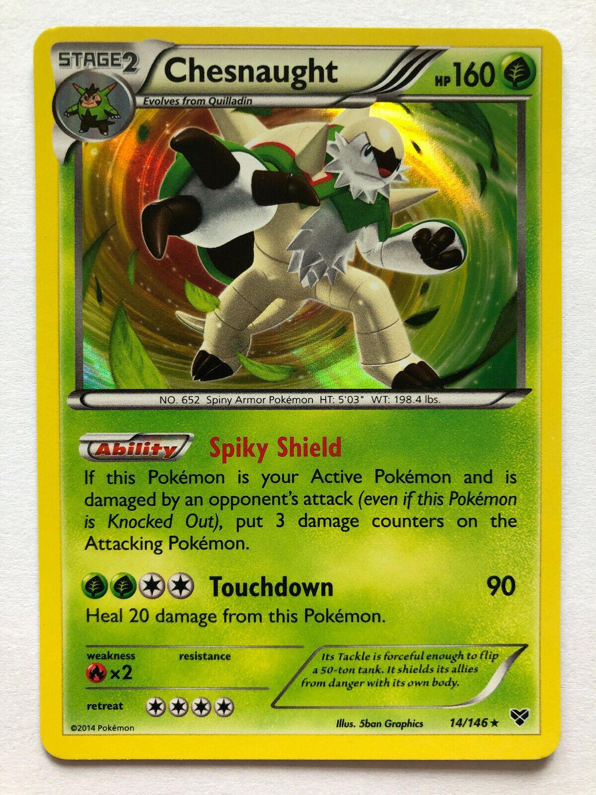 Chesnaught #14 Prices | Pokemon XY | Pokemon Cards