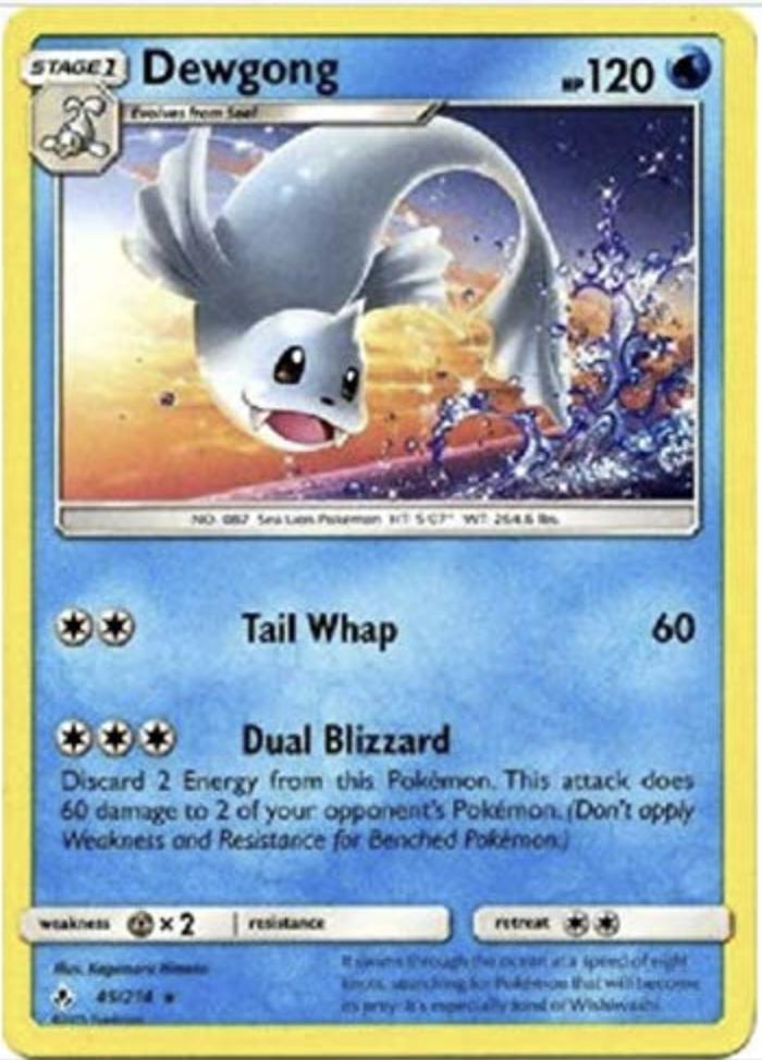 Dewgong #45 Prices | Pokemon Unbroken Bonds | Pokemon Cards