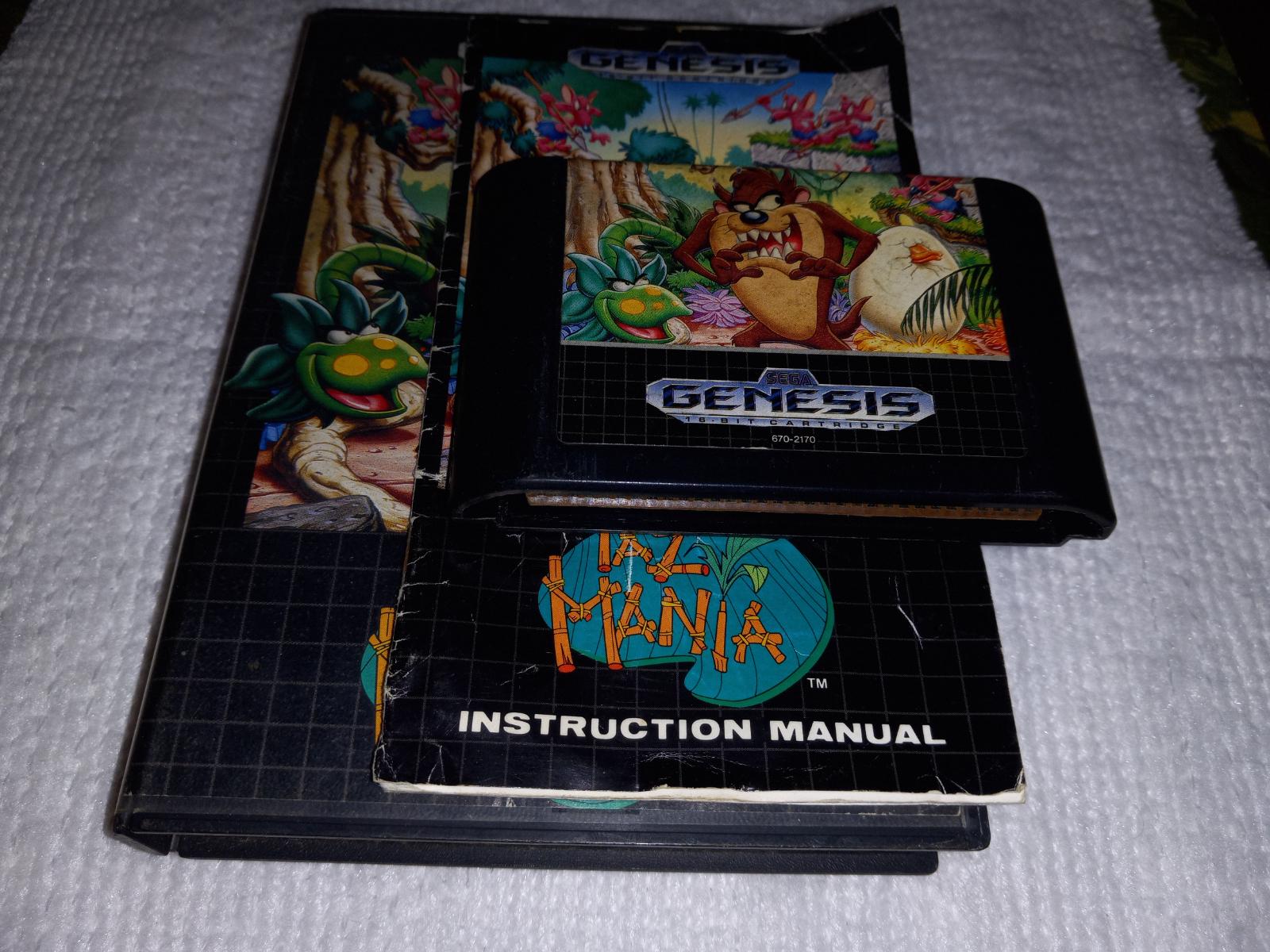 Taz-Mania | Item, Box, and Manual | Sega Genesis