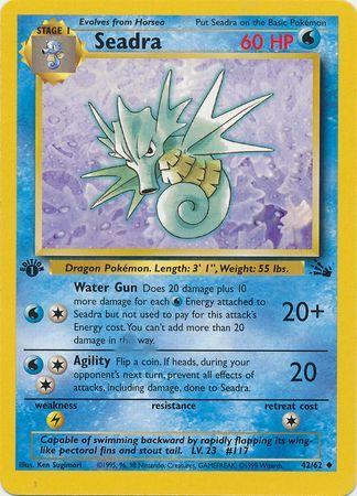 Seadra [1st Edition] #42 Prices | Pokemon Fossil | Pokemon Cards