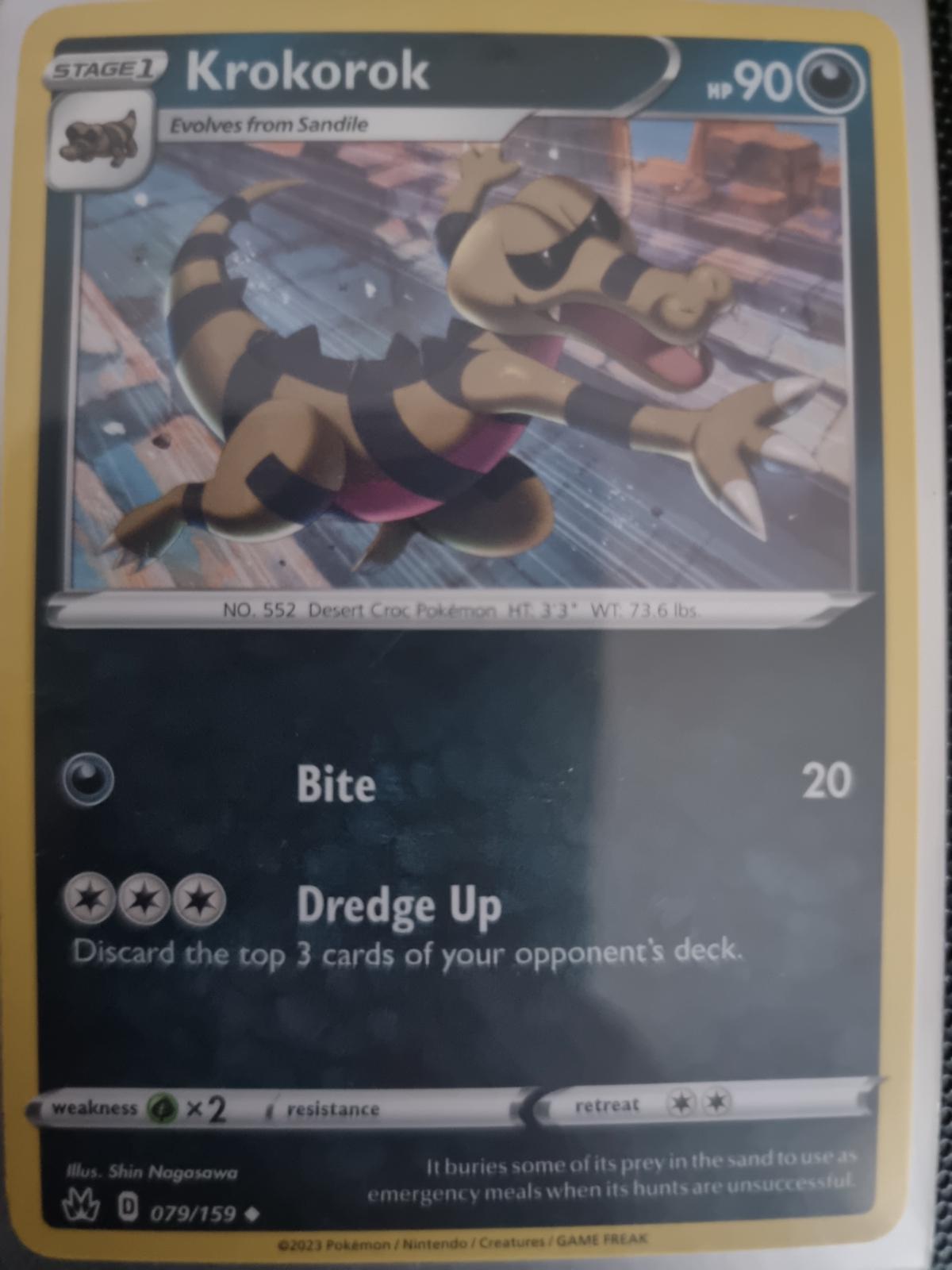 Krokorok #79 Prices | Pokemon Crown Zenith | Pokemon Cards