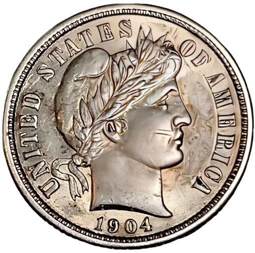 1904 [PROOF] Barber Dime Prices | Ungraded, NGC, PCGS Values