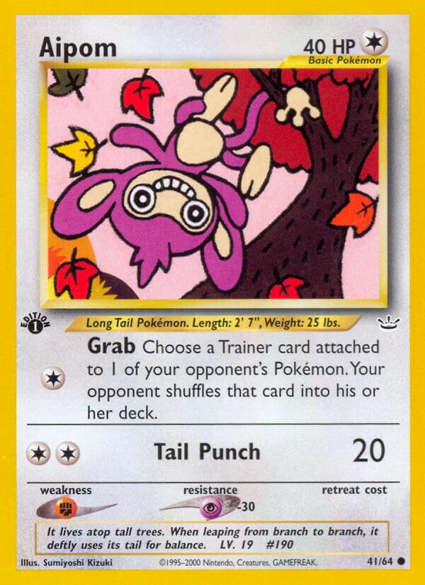 Aipom [1st Edition] #41 Prices | Pokemon Neo Revelation | Pokemon Cards