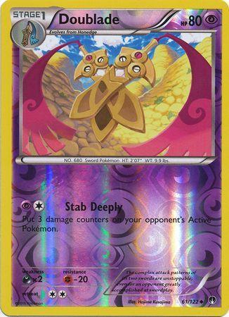 Doublade [Reverse Holo] #61 Prices | Pokemon BREAKpoint | Pokemon Cards
