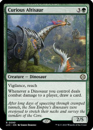 Curious Altisaur #90 Prices | Magic Lost Caverns of Ixalan Commander ...