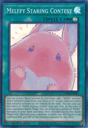 Melffy Staring Contest [1st Edition] POTE-EN063 Prices | YuGiOh Power ...