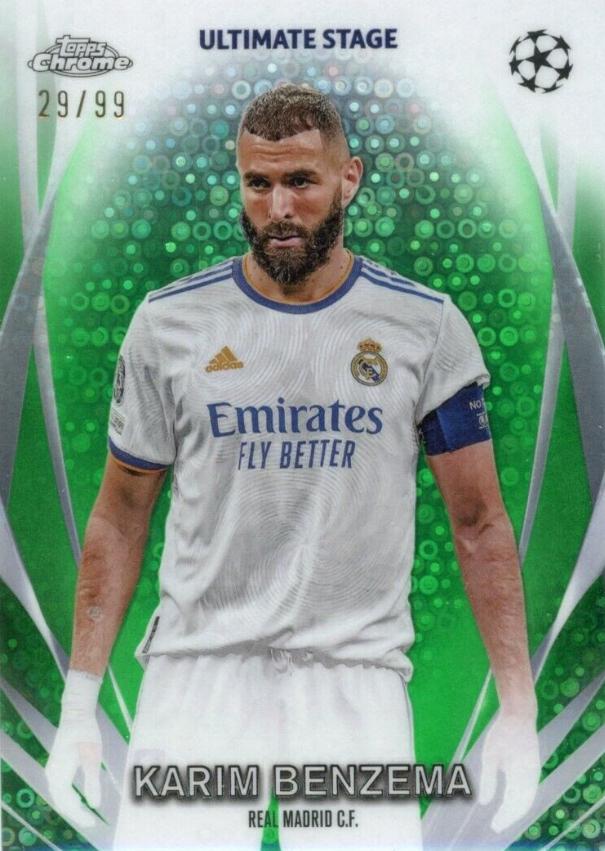 Karim Benzema [Green] #USC-45 Prices | 2023 Topps UEFA Club Ultimate ...
