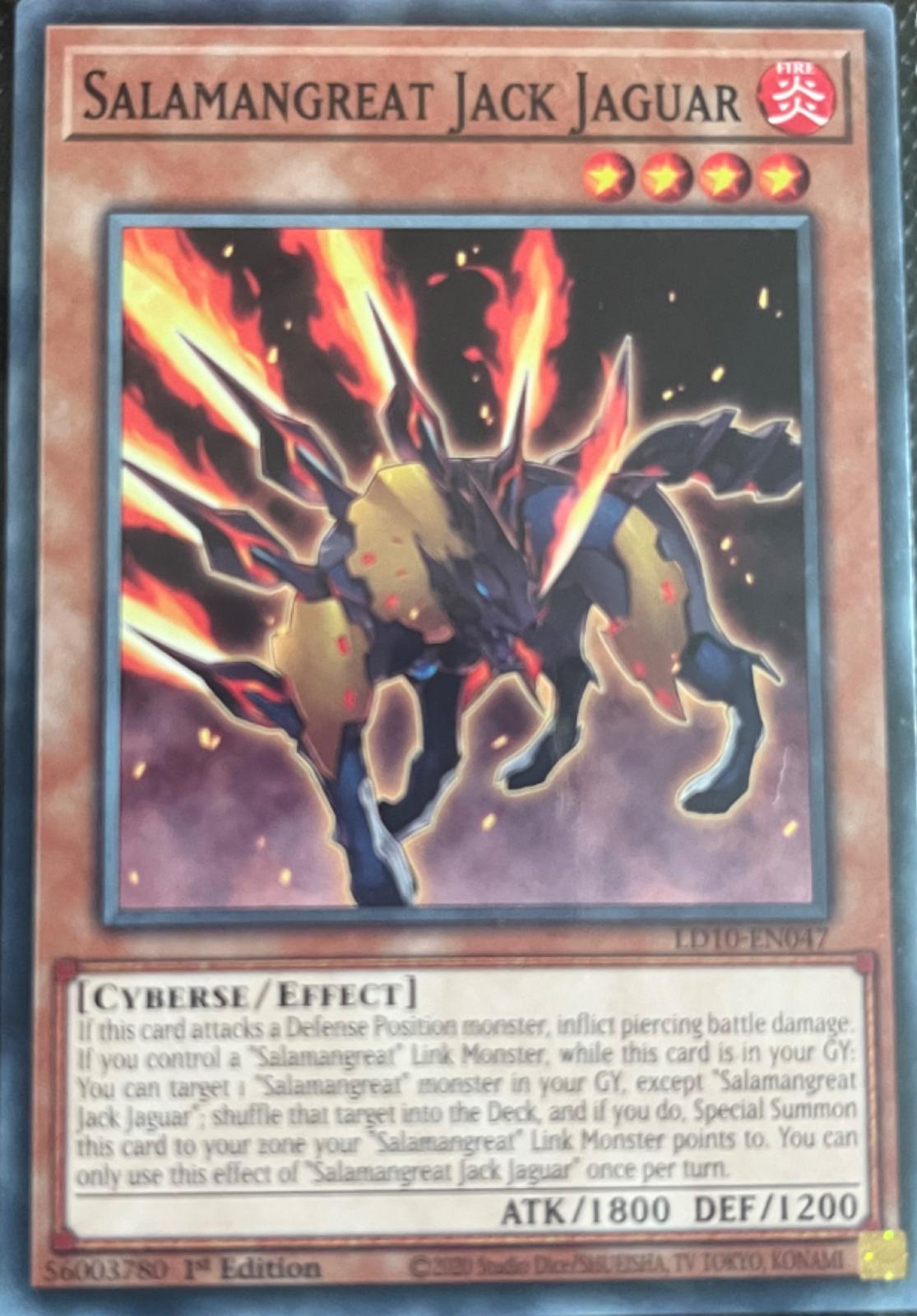 Salamangreat Jack Jaguar LD10-EN047 Prices | YuGiOh Legendary Duelists ...
