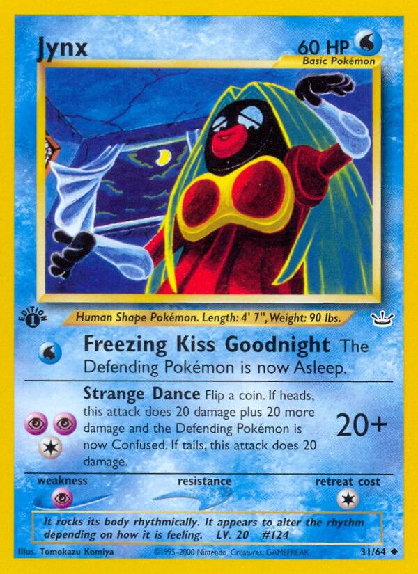 Jynx [1st Edition] #31 Prices | Pokemon Neo Revelation | Pokemon Cards