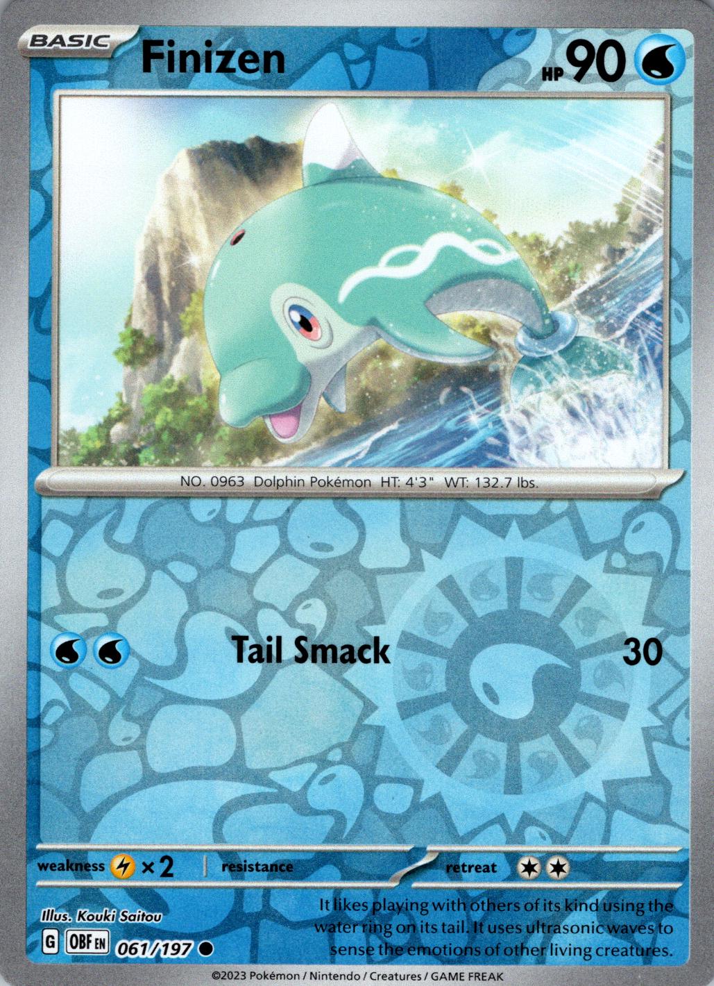 Finizen [Reverse Holo] #61 Prices | Pokemon Obsidian Flames | Pokemon Cards