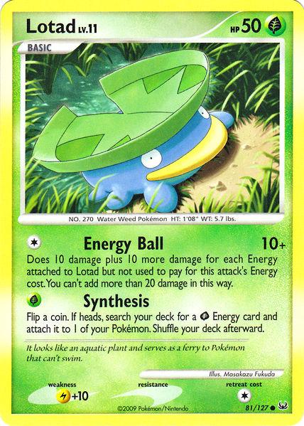 Lotad #81 Prices | Pokemon Platinum | Pokemon Cards