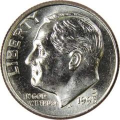 1998 D Roosevelt Dime Prices | Ungraded, NGC, PCGS Values
