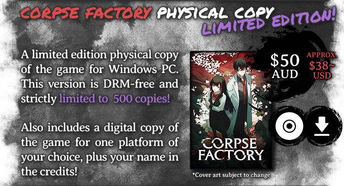 Corpse Factory [Kickstarter Limited Edition] Prices PC Games | Compare ...