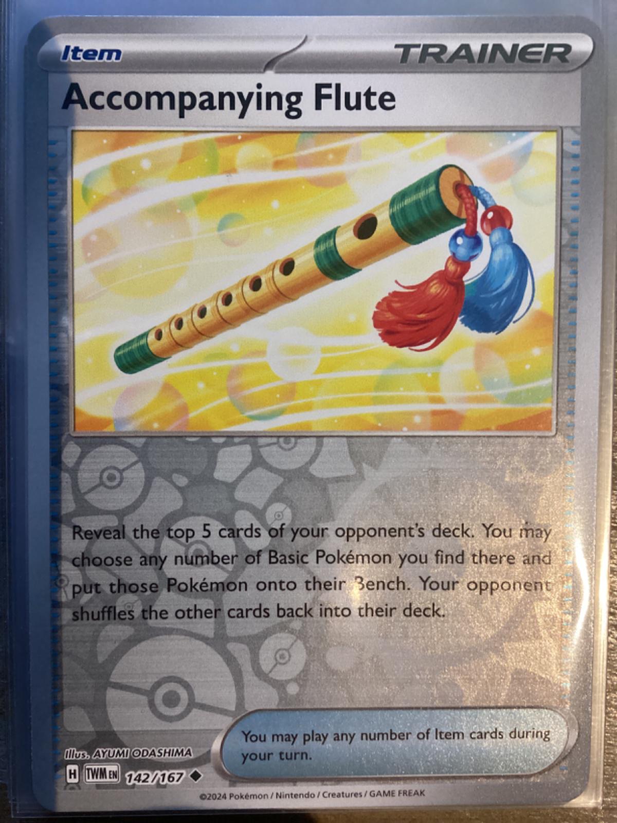 Accompanying Flute [Reverse Holo] #142 Prices | Pokemon Twilight ...