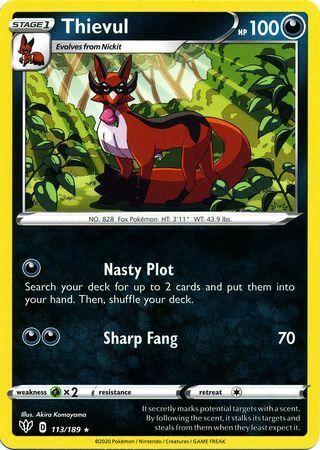 Thievul #113 Prices | Pokemon Darkness Ablaze | Pokemon Cards