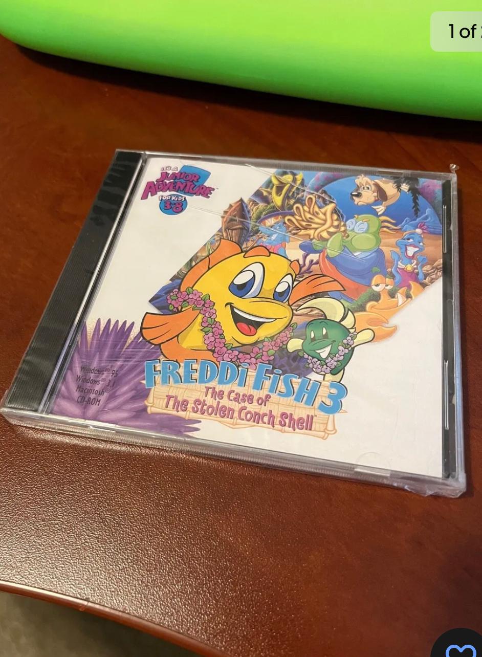 Freddie Fish 3: The Case of the Stole Conch Shell | New Item, Box, and ...