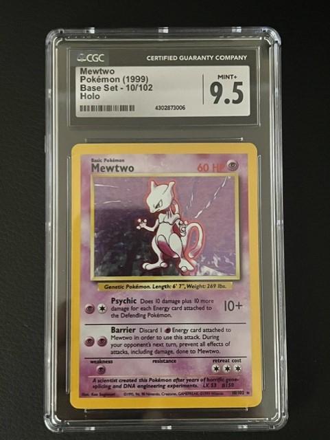 Mewtwo | Graded 9.5 | Pokemon Base Set