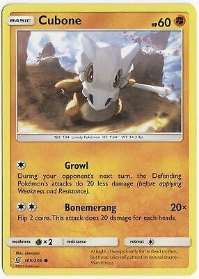 Cubone #105 Prices | Pokemon Unified Minds | Pokemon Cards