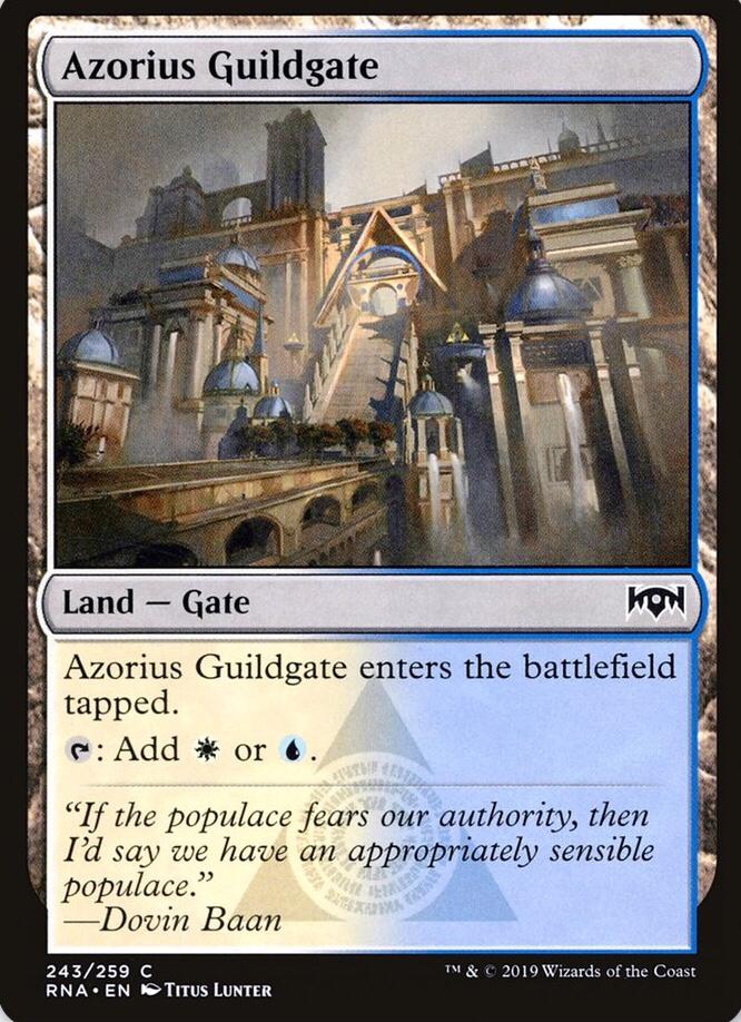 Azorius Guildgate #243 Prices | Magic Ravnica Allegiance | Magic Cards