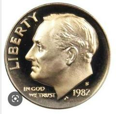 1982 S [PROOF] Roosevelt Dime Prices | Ungraded, NGC, PCGS Values