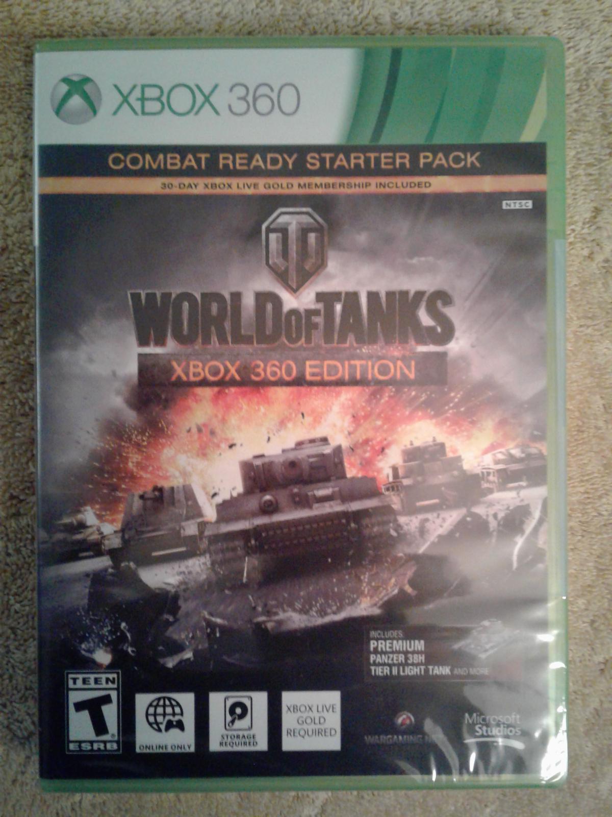 World of Tanks | New Item, Box, and Manual | Xbox 360