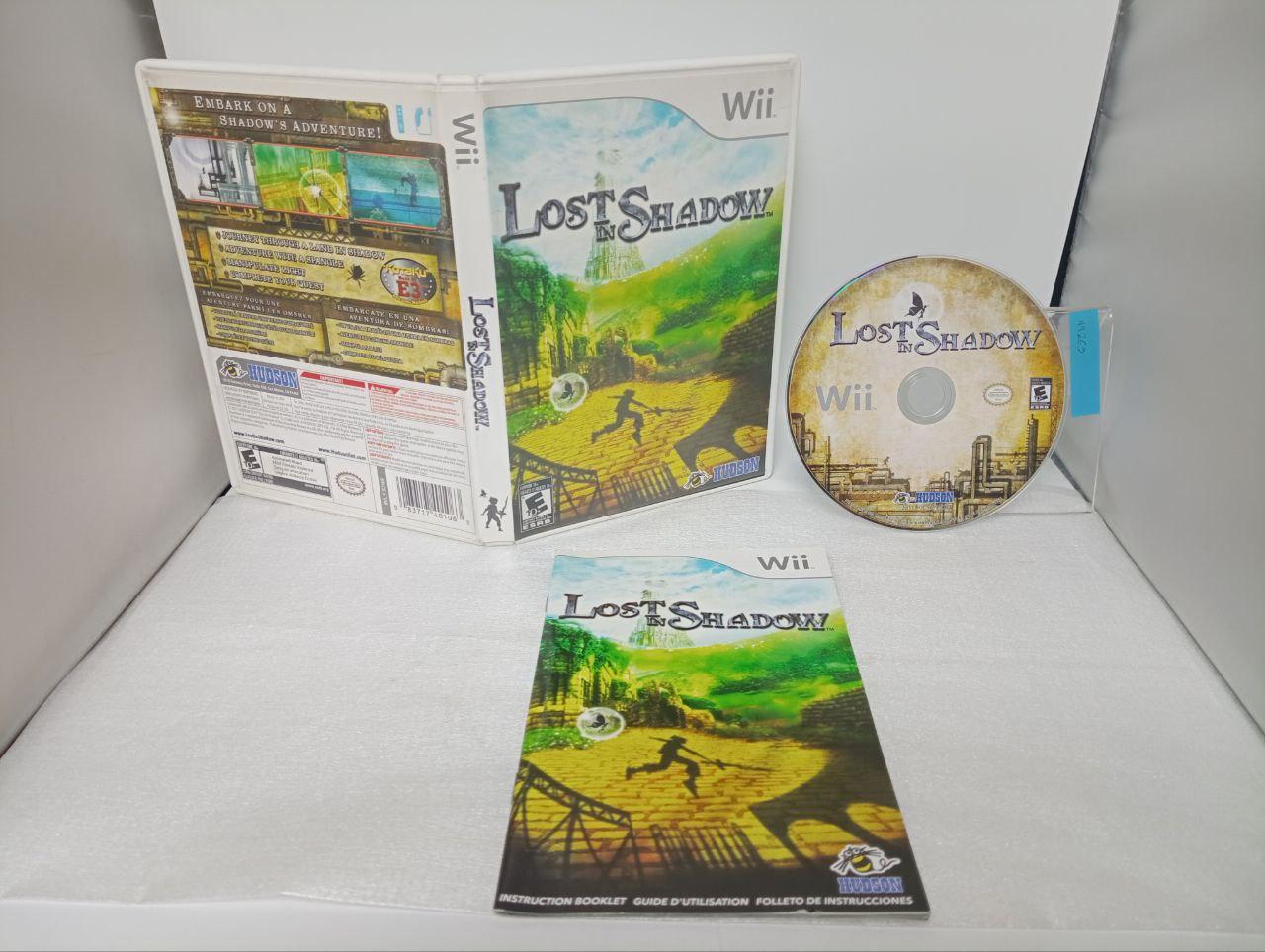 Lost in Shadow | Item, Box, and Manual | Wii